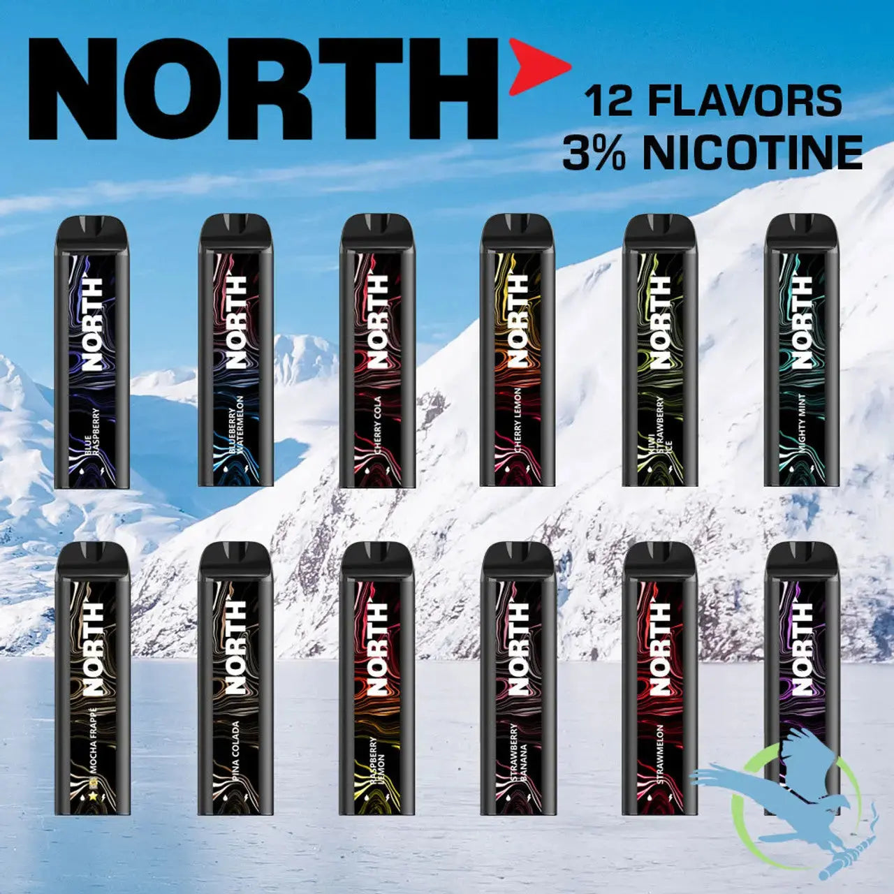 North 5000 Disposable 3% Vape | Less Nicotine Same Vape