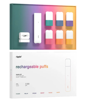 Ripple+ Starter Kit + 6 pods Zero Nicotine